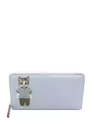 Gucci X Higuchi Yuko 2010s Leather Long Wallet
