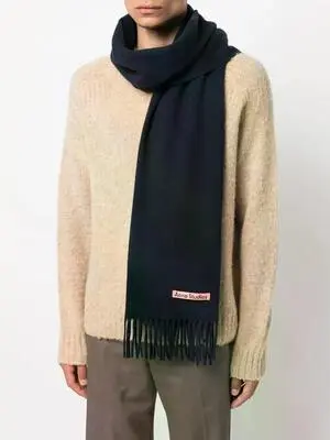 Acne Studios Fringe Wool Scarf
