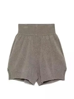 Rick Owens Knitted Side-slit Shorts