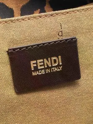 Fendi Leopard Print Shoulder Bag