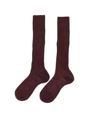 Maria La Rosa Ribbed Knee-high Socks