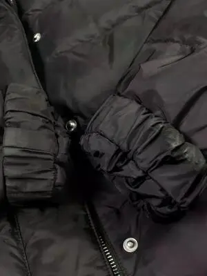 Prada 2010s Logo Plate Puffer Jacket