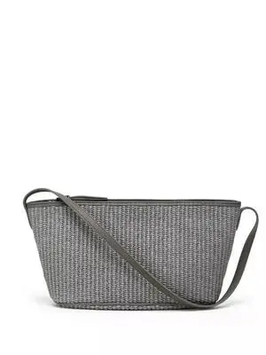 Brunello Cucinelli Monili Detail Interwoven Shoulder Strap Bag