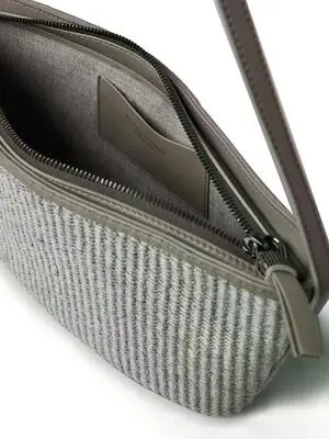 Brunello Cucinelli Monili Detail Interwoven Shoulder Strap Bag
