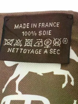 Hermès 2000s Parade Twilly Scarf - Brown