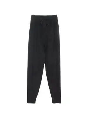 Hermès Wool H Logo Knit Track Pants - Black