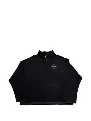 Chrome Hearts Plus Leather-patch Fleece Sweatshirt