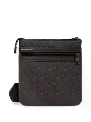 Armani Exchange Logo Embossed Cross Body Bag