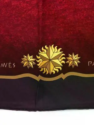 Hermès 2010s Cosmos Scarf - Red