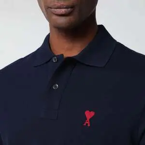 AMI Paris Polo De Coeur Midnight