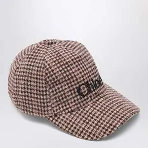 Chloé Cap With Houndstooth Pattern