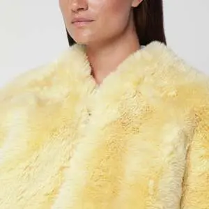THE FRANKIE SHOP Faux Fur Bomber Jacket