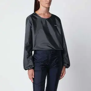 Miu Miu Crewneck Re-nylon Blouse