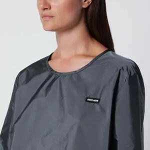 Miu Miu Crewneck Re-nylon Blouse