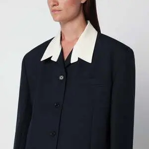 Source Unknown Suki Navy Single-breasted Jacket