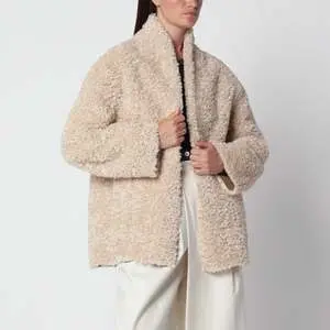 Source Unknown Manuela Teddy-effect Shearling Jacket