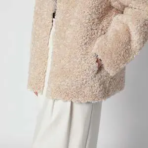 Source Unknown Manuela Teddy-effect Shearling Jacket