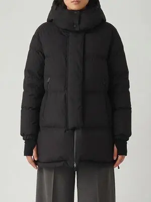 Herno Short Hooded Quilted Nylon Down Jacket With Water-repellent Finish - Black