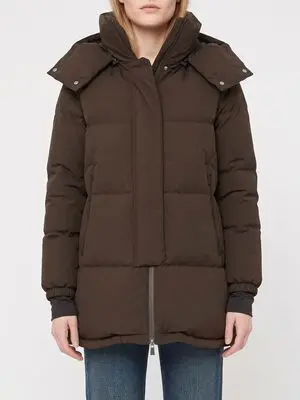 Herno Short Hooded Quilted Nylon Down Jacket With Water-repellent Finish - Brown