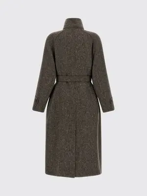 Brunello Cucinelli Textured Belted Coat