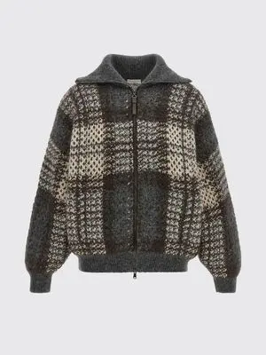 Brunello Cucinelli Check Cropped Wool-blend Cardigan With Sequins