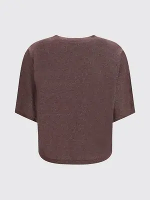 Brunello Cucinelli Relaxed Fit Cashmere And Silk Crewneck Sweater - Violet
