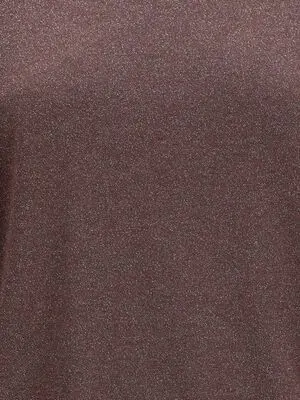 Brunello Cucinelli Relaxed Fit Cashmere And Silk Crewneck Sweater - Violet