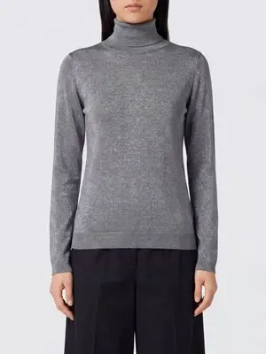 Brunello Cucinelli Fine Knit Turtleneck Jumper - Grey