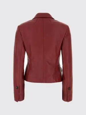FERRAGAMO Slim Fit Single-breasted Lambskin Leather Jacket With Lapels