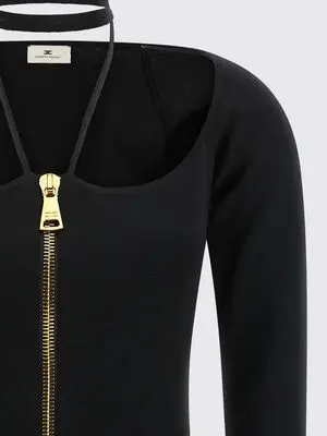 Elisabetta Franchi Long-sleeve Jersey Mini Sheath Dress