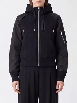Sacai Full Zip Sweatshirts Hoodies For Women
