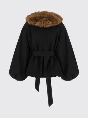 ROTATE BY BIRGER CHRISTENSEN Faux Fur Shawl Collar Coat