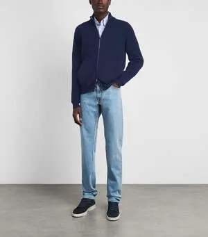 FIORONI CASHMERE Half-zip Sweater