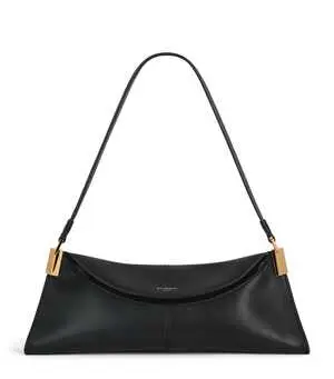 Balmain Small Leather 64-83 Shoulder Bag - Black
