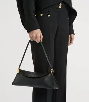 Balmain Small Leather 64-83 Shoulder Bag