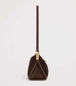 Balmain Small Pony Hair 64-83 Shoulder Bag