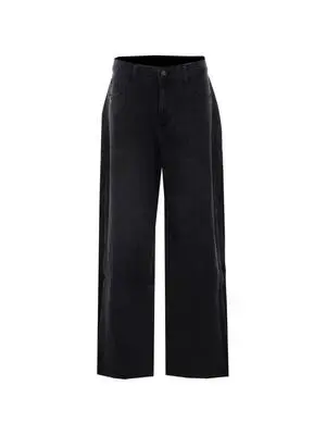 ELEH Logo Patch Wide-leg Jeans