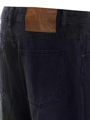 ELEH Logo Patch Wide-leg Jeans