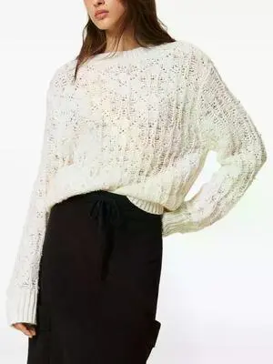 TWINSET Long Knit Skirt With Pockets