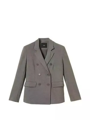 TWINSET Double-breasted Flannel Jacket