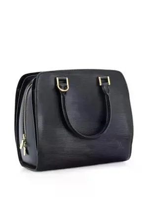 LOUIS VUITTON Pont Neuf Handbag Epi Leather Pm Satchel - Black