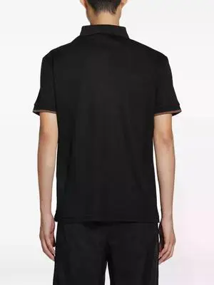 Gucci Web-stripe Silk Polo Shirt