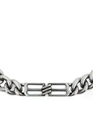 Balenciaga Bb Icon Curb-chain Bracelet