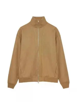 JIL SANDER High-neck Zip-up Jacket - Neutrals