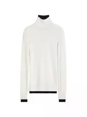 TOTEME Fitted Ribbed Top Off-white