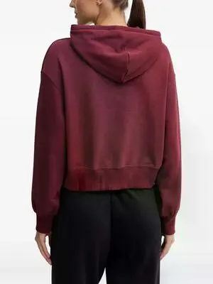 PUMA Cropped Logo-embroidered Hoodie