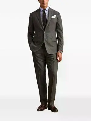 Ralph Lauren Purple Label Kent Glen Plaid Wool Suit - Grey