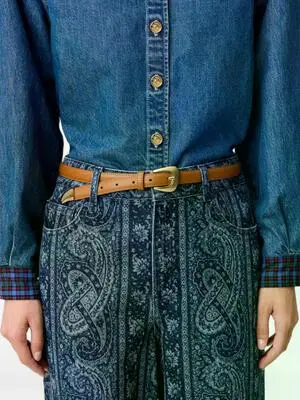 Claudie Pierlot Buckle-fastening Leather Belt