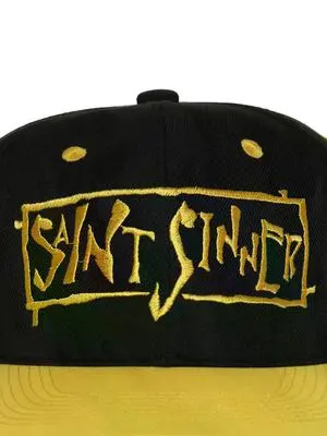 SAINT MXXXXXX Embroidered Panelled Cap