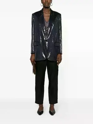 Brunello Cucinelli Sequin-embellished Single-breasted Blazer